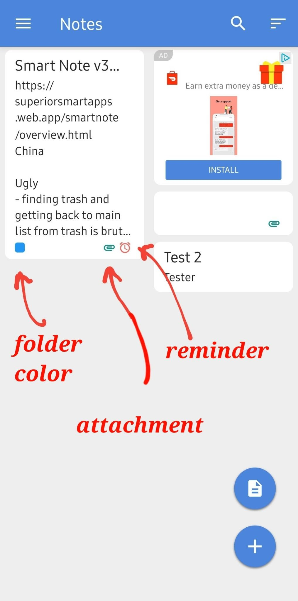 Smart Note v3.9.5 scores 7/10